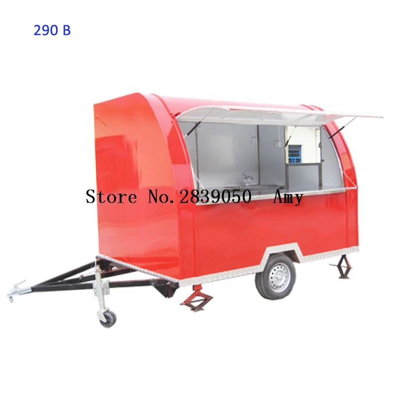 Street fast food vending cart food trailer cart waffle carts food ...