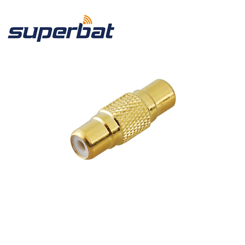 Superbat 5pcs Rca Adapter Rca Jack To Female Straight Rf Coaxial ...