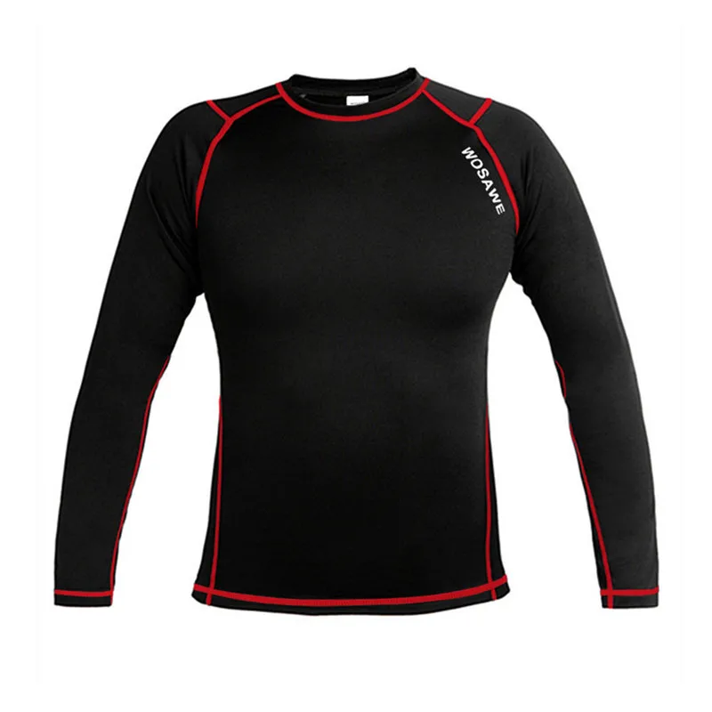 Thermal Fleece Base Layer Cycling Clothing long sleeve Winter Bicycle ...