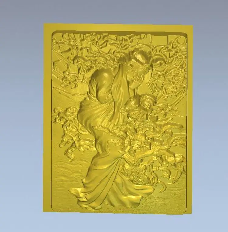 Woodworking Supplies Winter Lady Relief 3d Model Relief For Cnc In Stl
