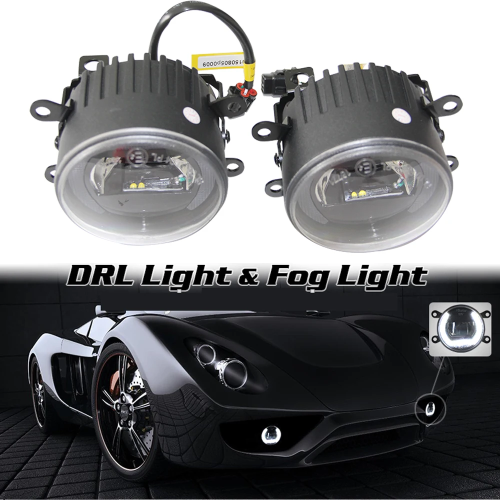 2Pcs/Lot Super Bright Cree LED Chips Car Light Universal Daytime ...