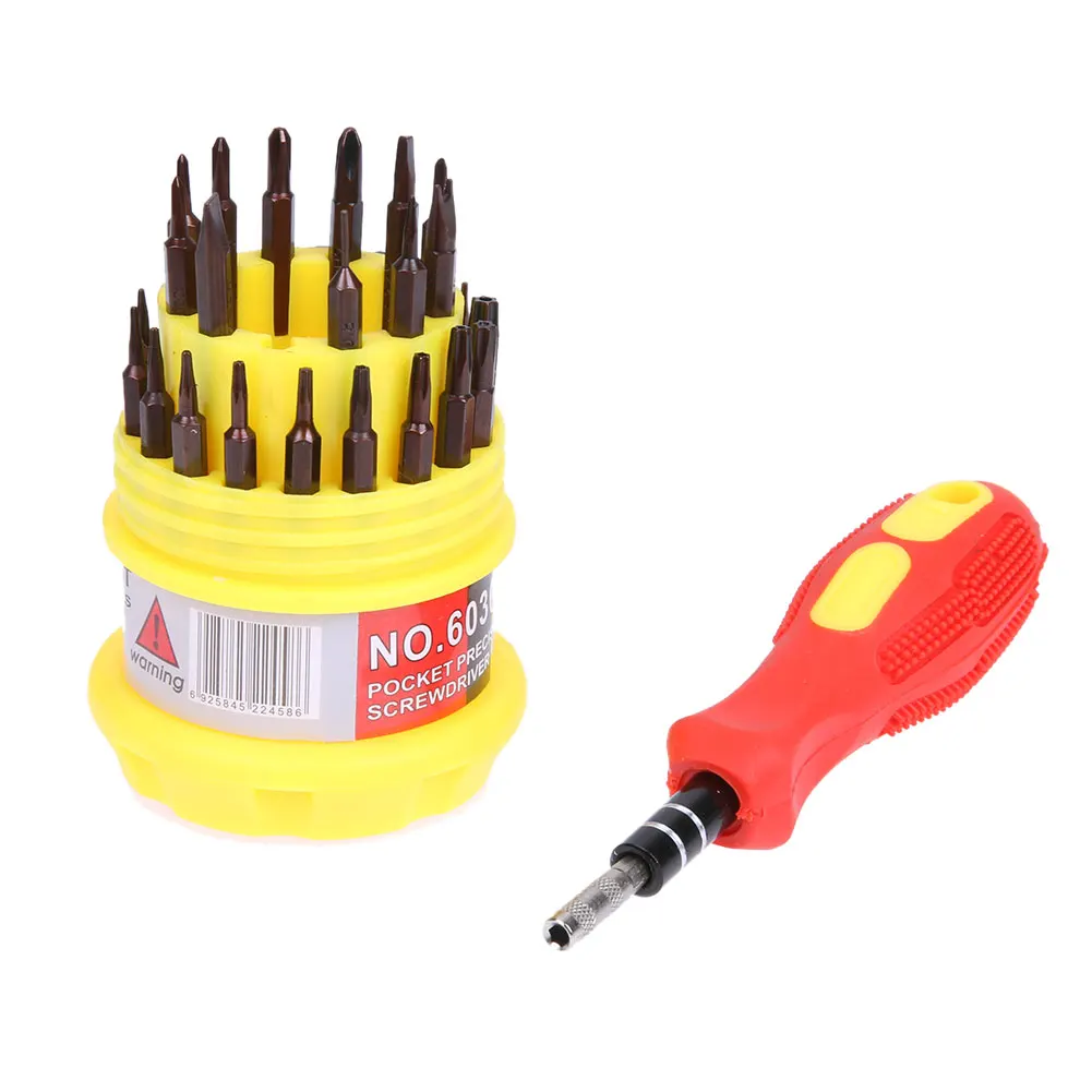 30in1 Precision Screwdriver Set Phone Computer Maintain Split S2 Alloy ...