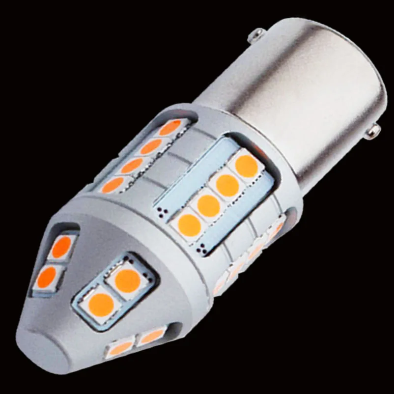 2x 1156py 7507 Py21w Bau15s Super Bright 1800lm 3030 Led Car Rear ...