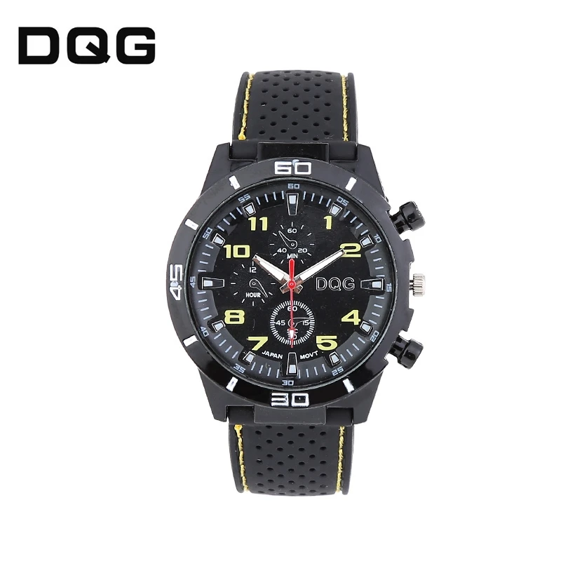 DQG Erkekler Saat Relógio Business Casual relógio de Quartzo Militar ...