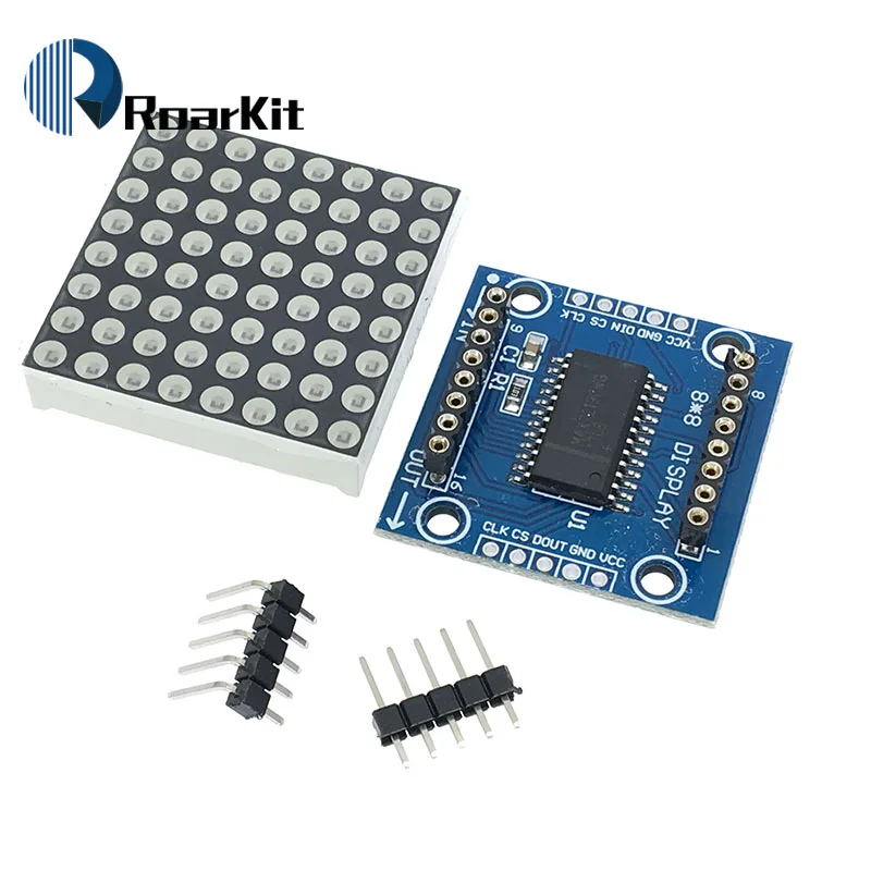 Free shipping! MAX7219 dot matrix module module DIY kit MAX7219 module ...