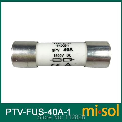 1 Unit Of Pv Solar Fuse 40a 1500vdc Fusible 14x51 Gpv - Fuses - AliExpress