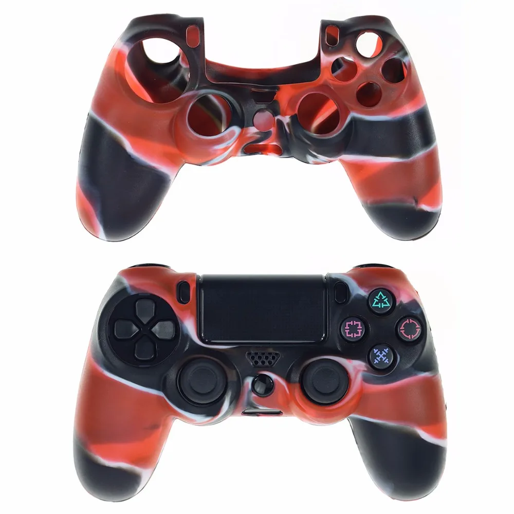 Gel Rubber Case Silicone Cover for PS4 Controller Playstation 4 Dust ...