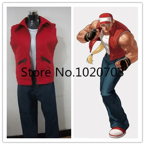 TERRY BOGARD Fatal Fury Cosplay Costume|costume pants|costume ...
