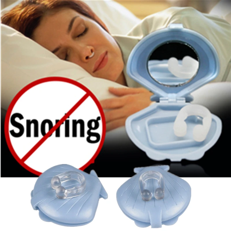 Soft-Silicone-Anti-Snore-Nose-Clip-nasal-ronco-ajuda-n-o-t-xico-aliviar ...