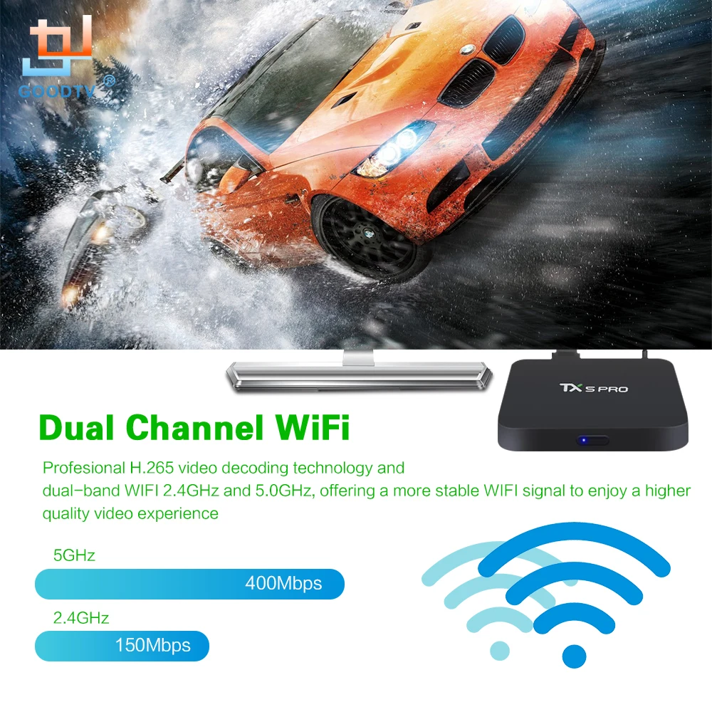 Хороший ТВ TX5 PRO Smart tv Box Android 7,1 Amlogic S905 X Core 2 Гб ...