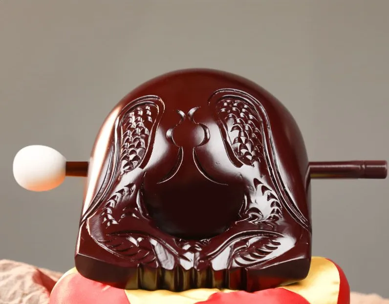 Chinese Buddhist Monks Zen Wooden Fish Blocks Knocker Meditation ...