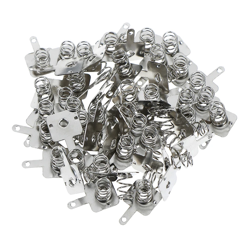 50 Sets Battery Shrapnel Aa Or Aaa Battery Spring Positive And Negative ...