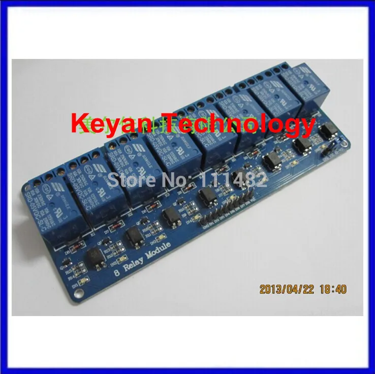 8 channel relay module relay expansion board control board with ...