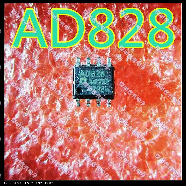 AD828A low voltage thick film chip AD828ARZ chip mill sound card dual operational amplifier ...