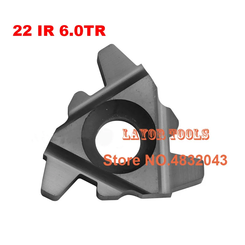 Outils de filetage en carbure trapézoïdal, 22 IR 6.0 TR, pour l'usinage pour outil de tour de ...