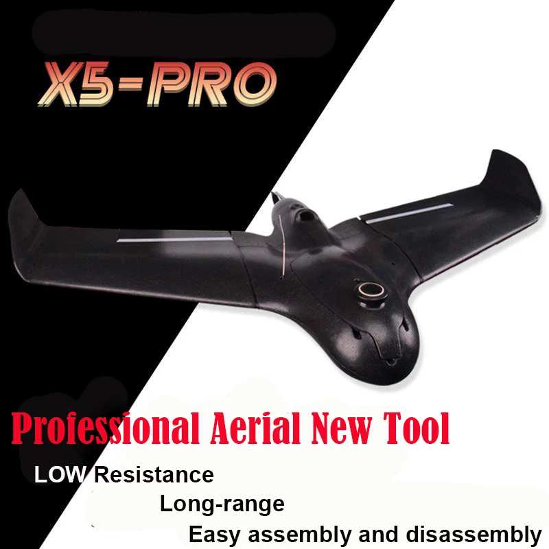 Newest Skywalker X5 Pro PNP FPV Flying Wing 1280mm RC AirPlane With ...