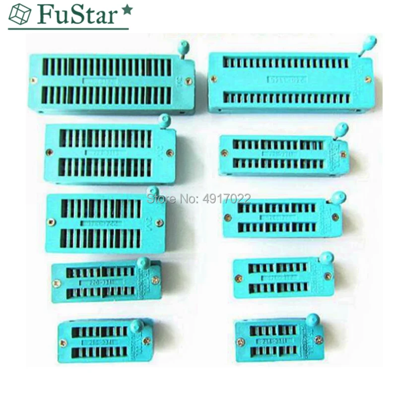 2pcs-lot-IC-lock-seat-zif-socket-Connector-Test-Universal-zif-sockets ...