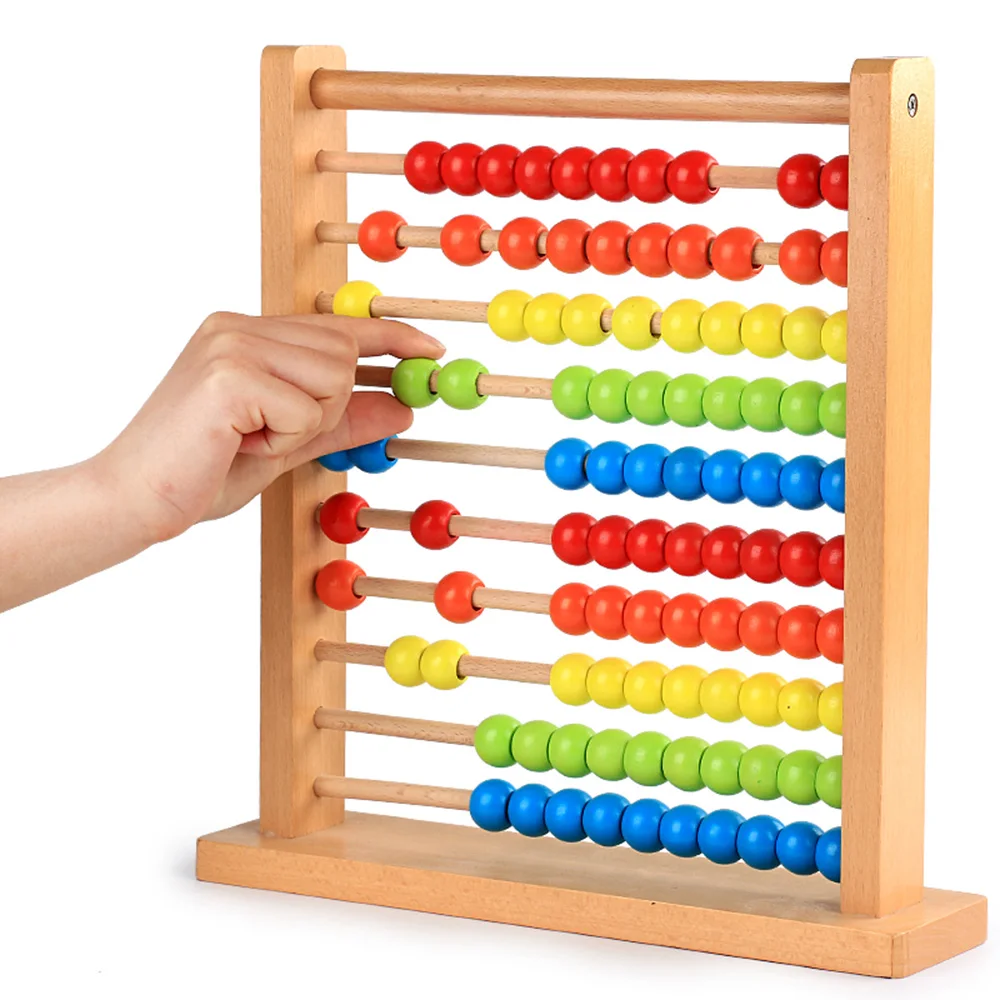 Aliexpress Buy Wooden Rainbow Abacus Baby Math Toys Numbers 
