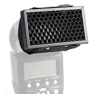 New Flash Diffuser Honeycomb Grid Spot Flash Diffuser For Can&n Nik&n ...