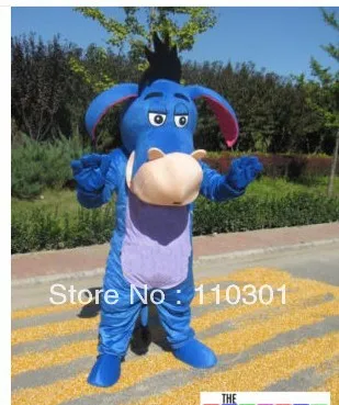 New Adult Size Professional Eeyore Mascot Costume Fancy Dress Free ...