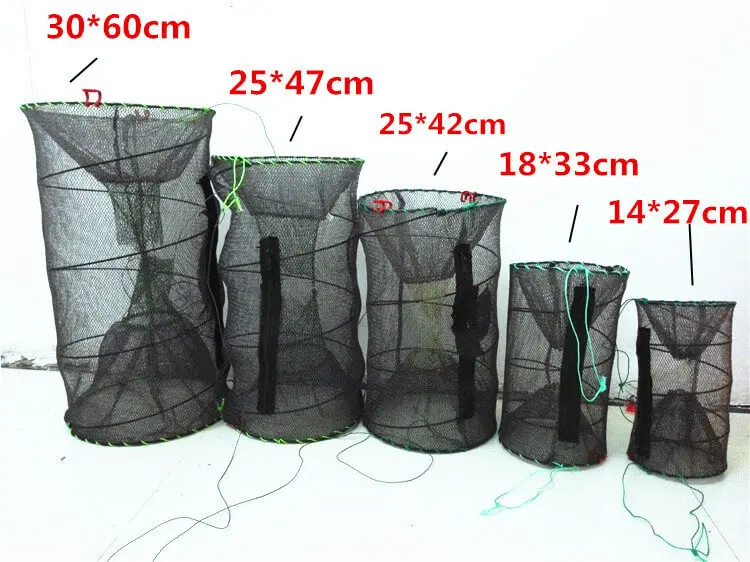 Crab Fish Crayfish Lobster Shrimp Prawn Eel Live Trap Net Bait Fishing ...