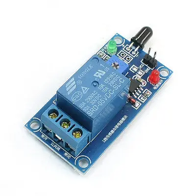 DC 5V Fire Fighting Detecting 1 Channel Flame Sensor Relay Module|module transceiver|sensor ...