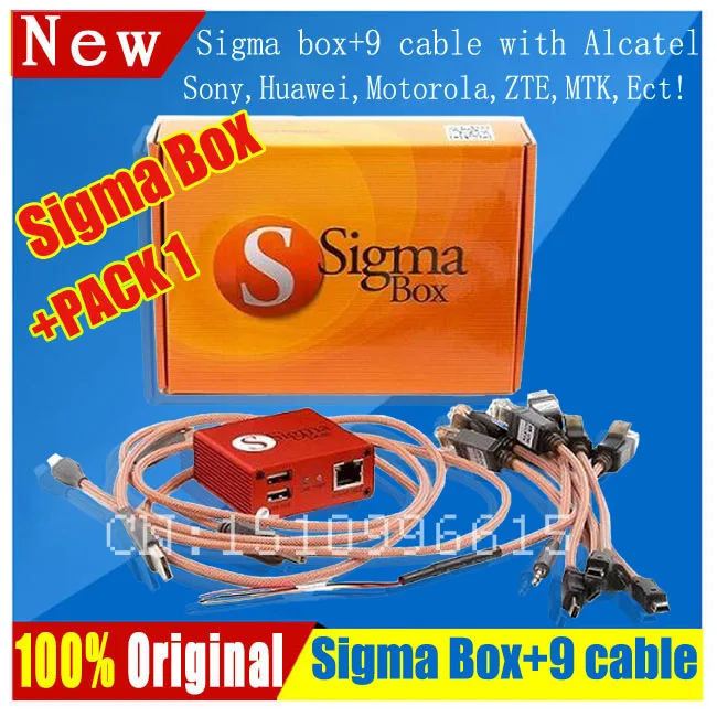 2018 100% original sigma box +Pack 1 activation +9cables|box box|box ...