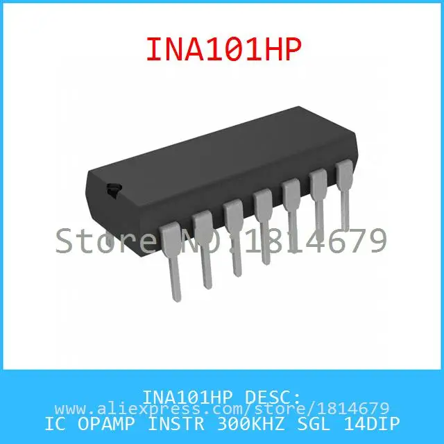 1 PCS/lot INA101 IC OPAMP INSTR 300 KHZ SGL 14DIP 101 INA101 | AliExpress