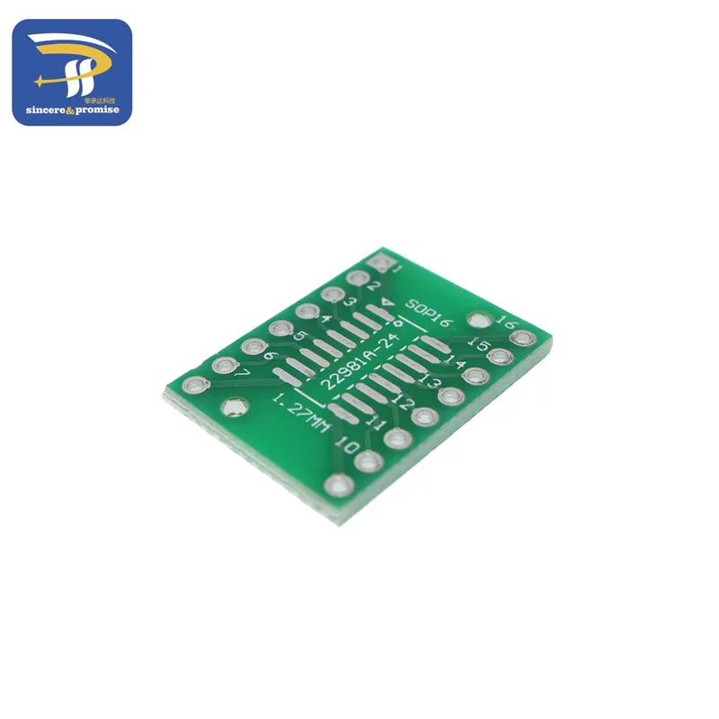 10pcs SOP16 SSOP16 TSSOP16 to DIP Pinboard SMD To DIP-16 Adapter 0.65mm ...