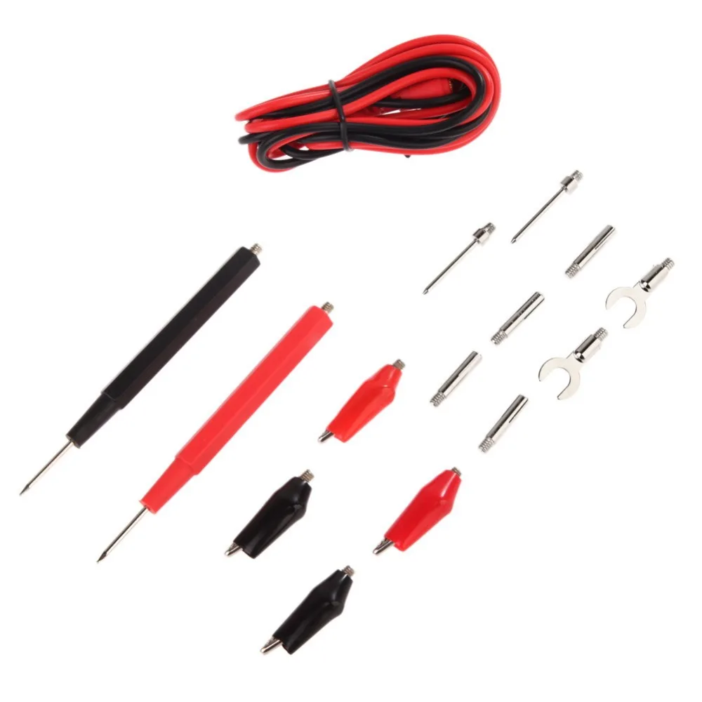 16 Pieces Multifunction Digital Multimeter Probe Set Universal Test Lead Cable Multimeter Probe