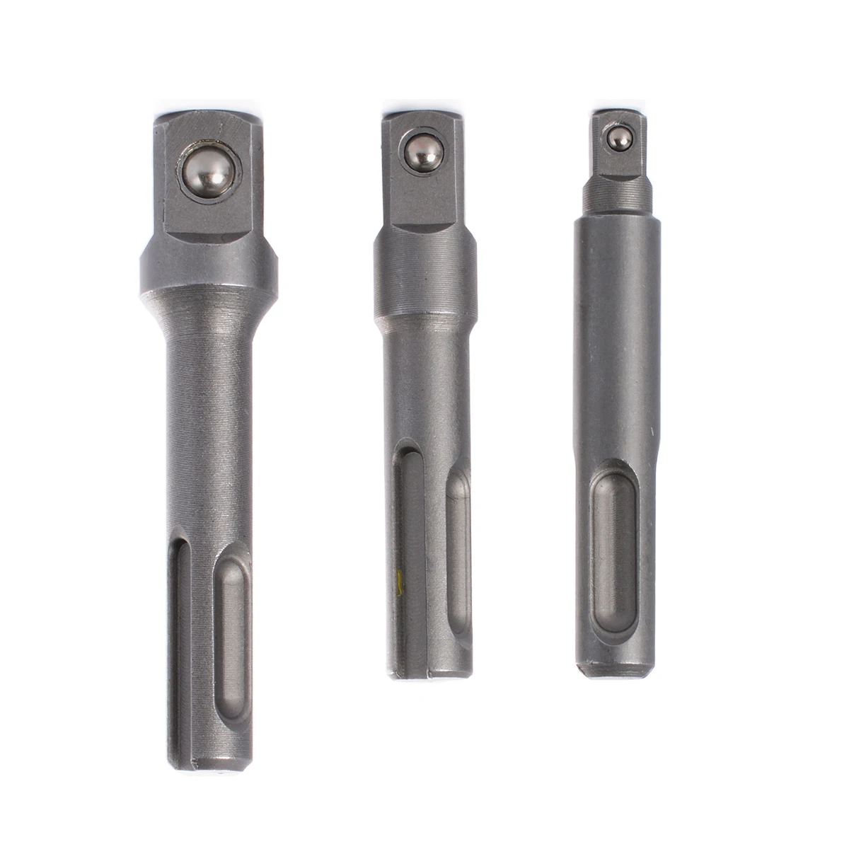 3x 3/8 1/4 1/2" Socket Driver Drill Bit SDS Plus Adapter Extension Bar ...
