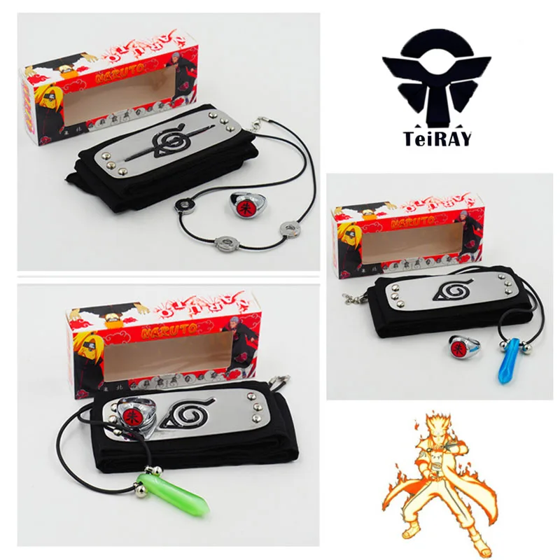 3 Stücke set Anime Naruto Stirn Stirnband Tsunade Uchiha Itachi leaf ...