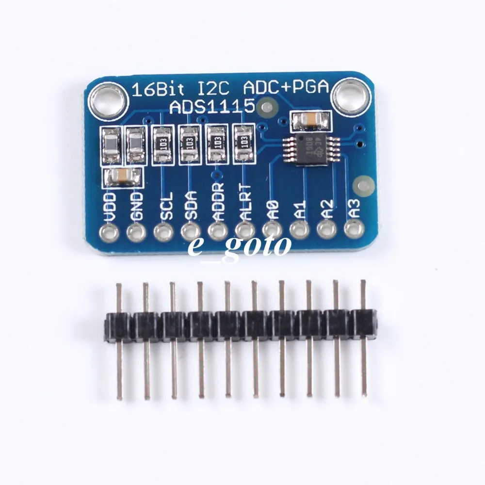 I2C ADS1115 모듈 16Bit 초소형 ADC 프로 이득 증폭기 아두 이노|adc 16bit|adc i2cadc ...