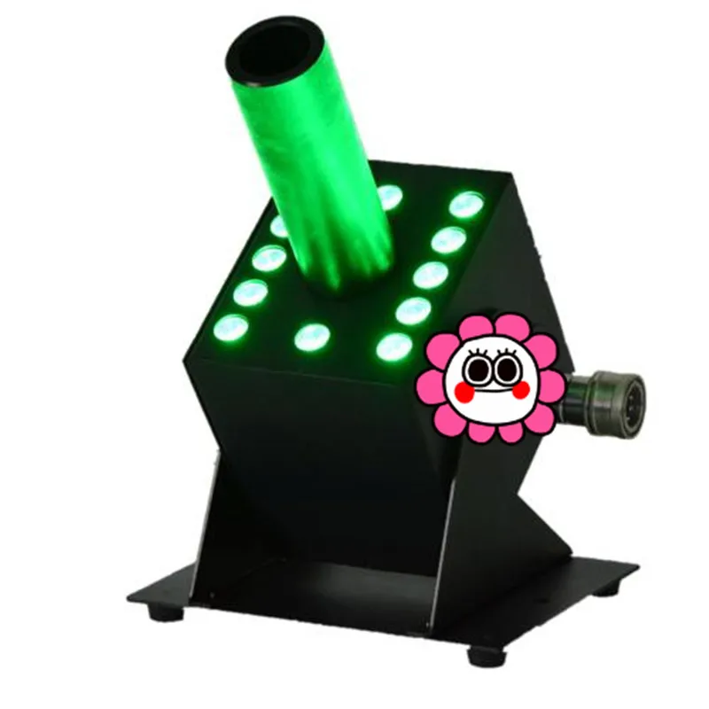 6 Pieces Stage Performance Led Co2 Jet Smoke Machine 12*3w Rgb 3in1 Led ...