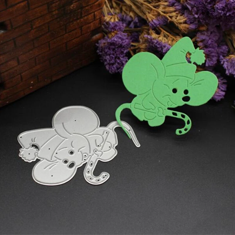 SCD387-Mouse-Metal-Cutting-Dies-For-Scrapbooking-Stencils-DIY-Album ...