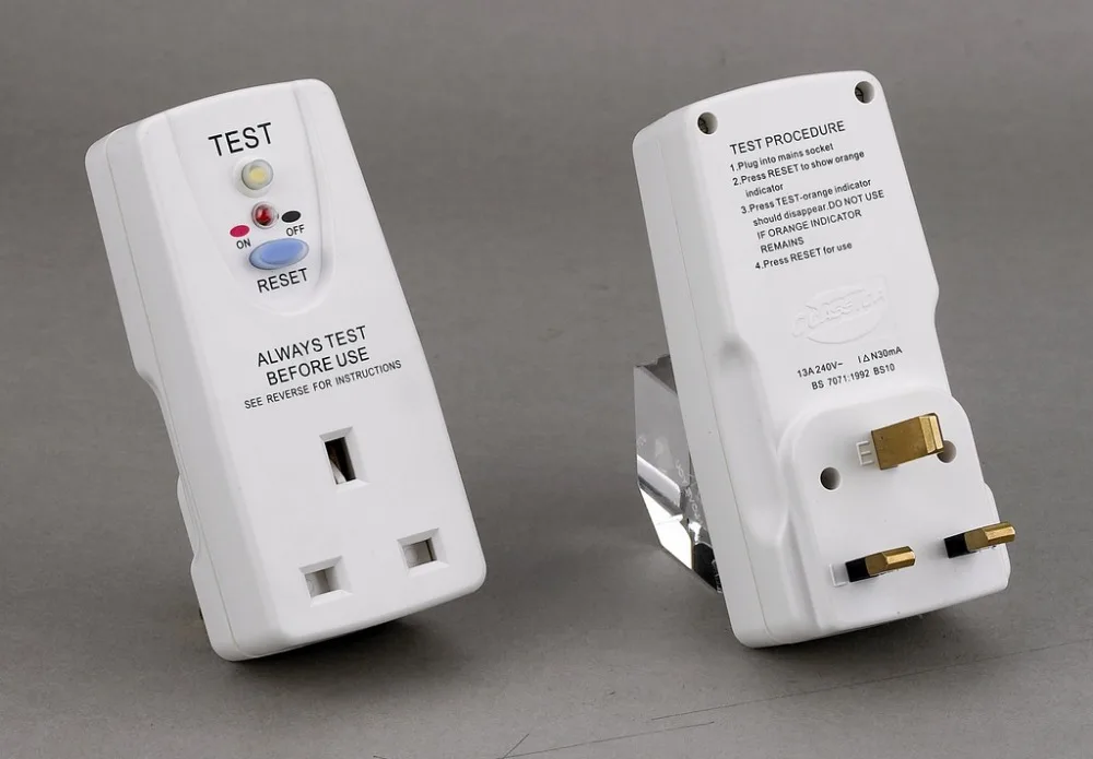 UK 13A leakage protection plug, leakage protection plug NB H3E 13,13A ...