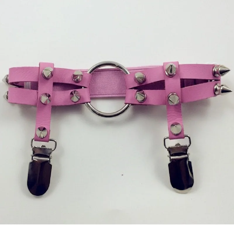 Women-Hot-Dock-Sexy-Leather-Punk-Garter-Rivet-Bullet-Goth-Harajuku ...