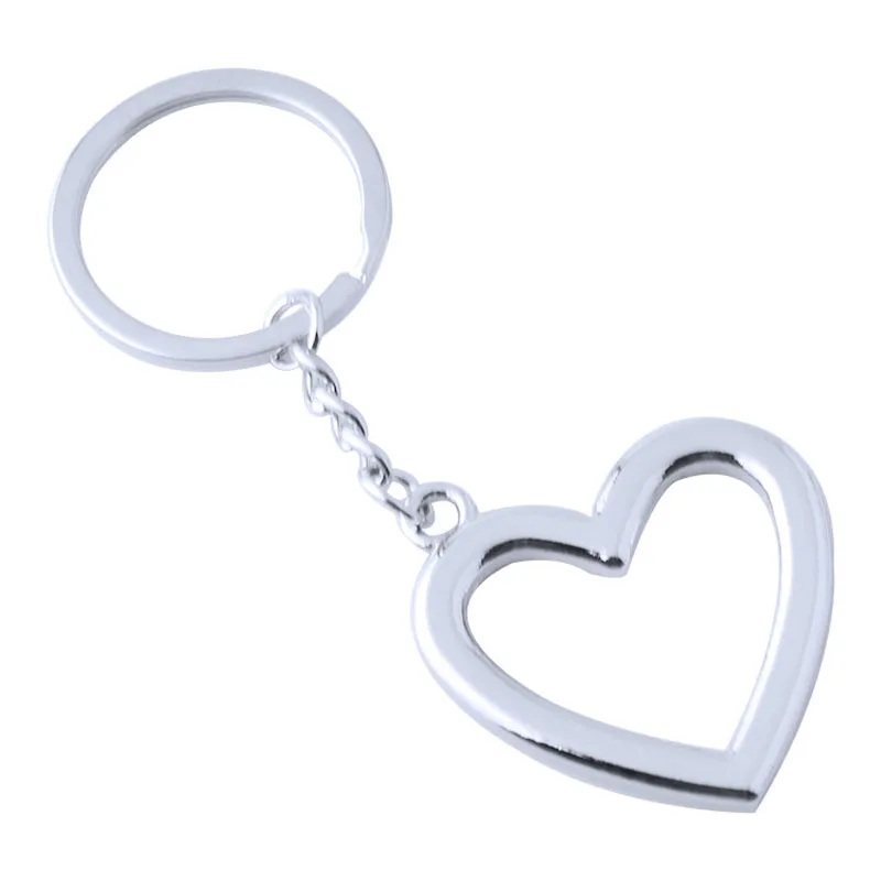 Heart key chains love keyrings fashion lovely gift for girl friend ...