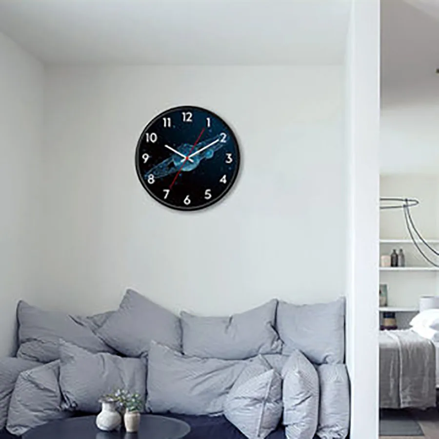 Modern Design Wall Clock Retro Digital Clock Silent Guess Women ...