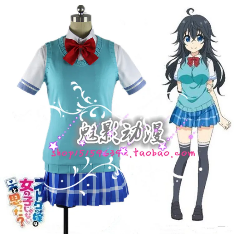 그리고 당신은 온라인 소녀가 없다고 생각했습니까? Ako Tamaki AKO 유니폼 코스프레 의상 E001|cosplay ...