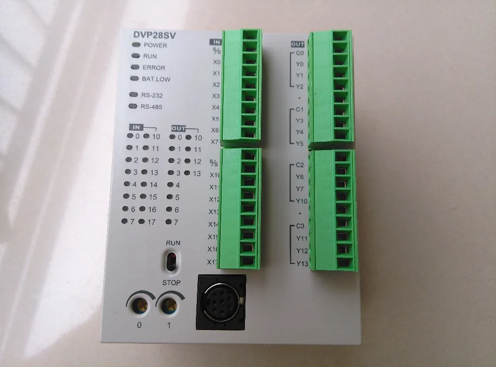 DVP28SV11R serie SV Delta PLC 24VDC 16DI 12do nuevo original|plc hmi ...