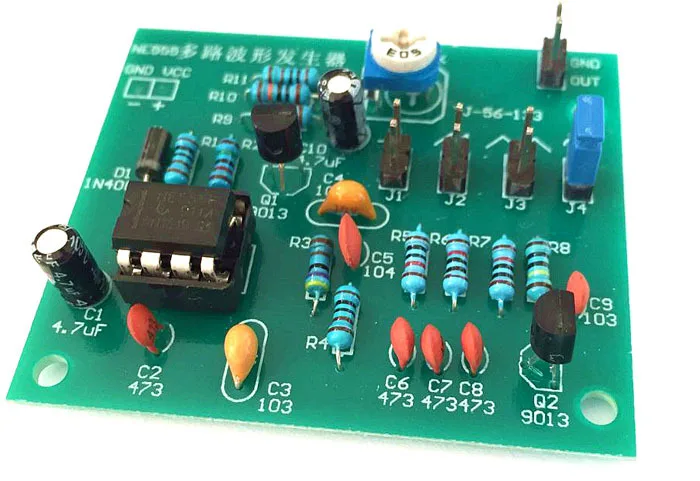 DIY Kits NE555 Multi-channel Waveform Generator Suite Sine Triangle ...