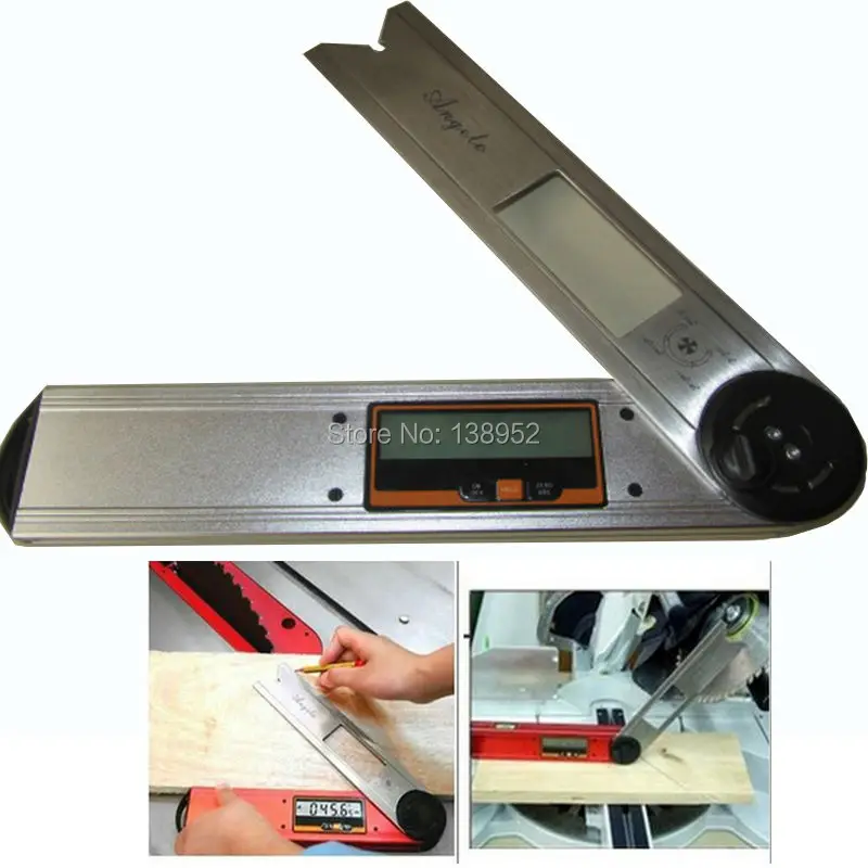 360 degree Angela Angle Finder Digital angle protractor ruler angle ...