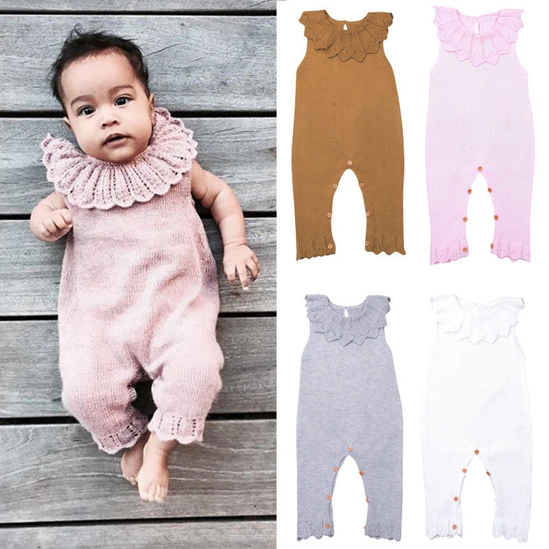 New Fashion Baby Girl Romper Newborn rompers Baby Boy Girl Romper Long ...