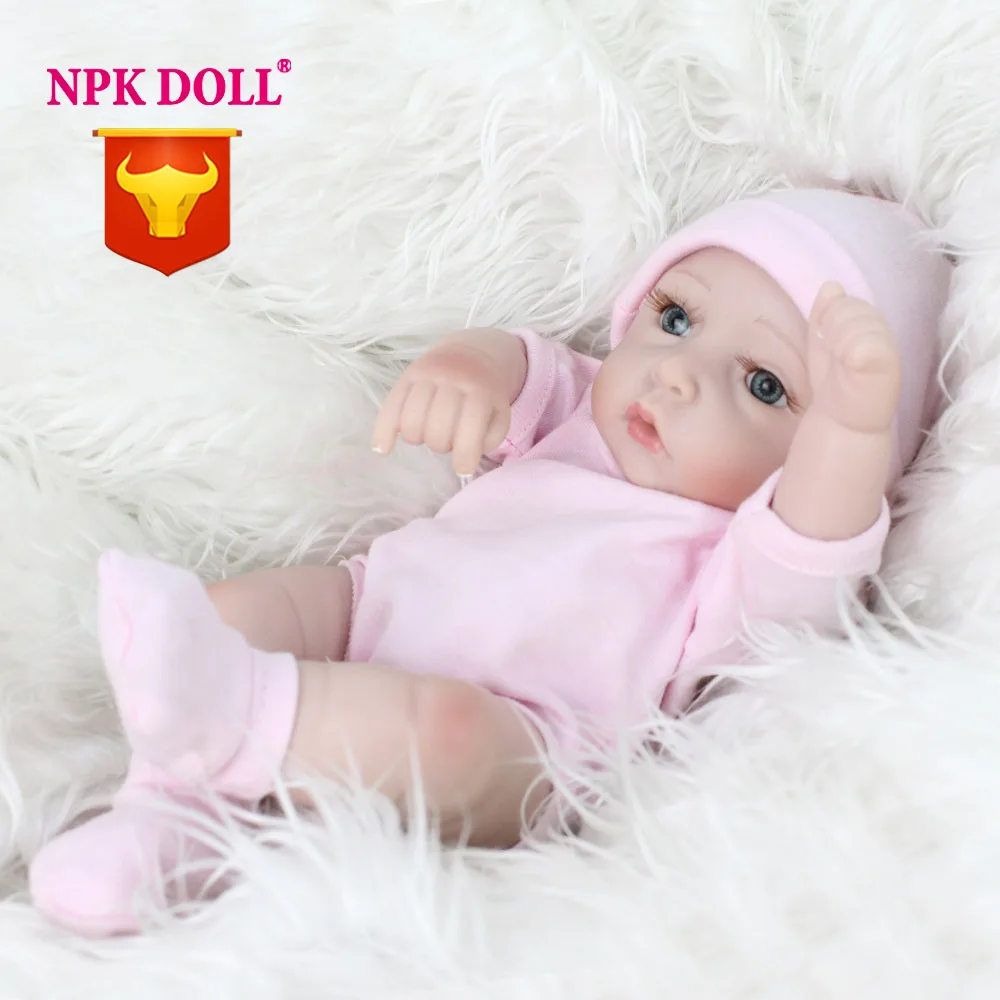 Newborn Full Body Silicone Bebe Doll Reborn 28cm Collectible Doll ...