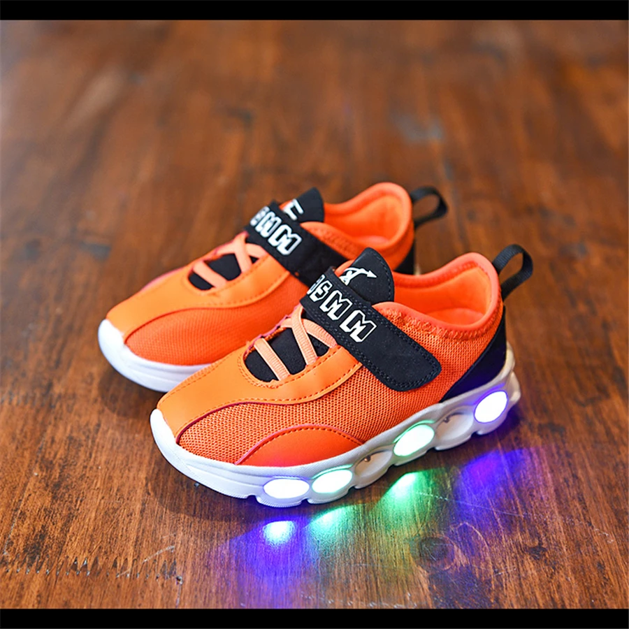 2017 Fashion Led Shoes For Kids Boys Girls Luminous Shines Breathable ...
