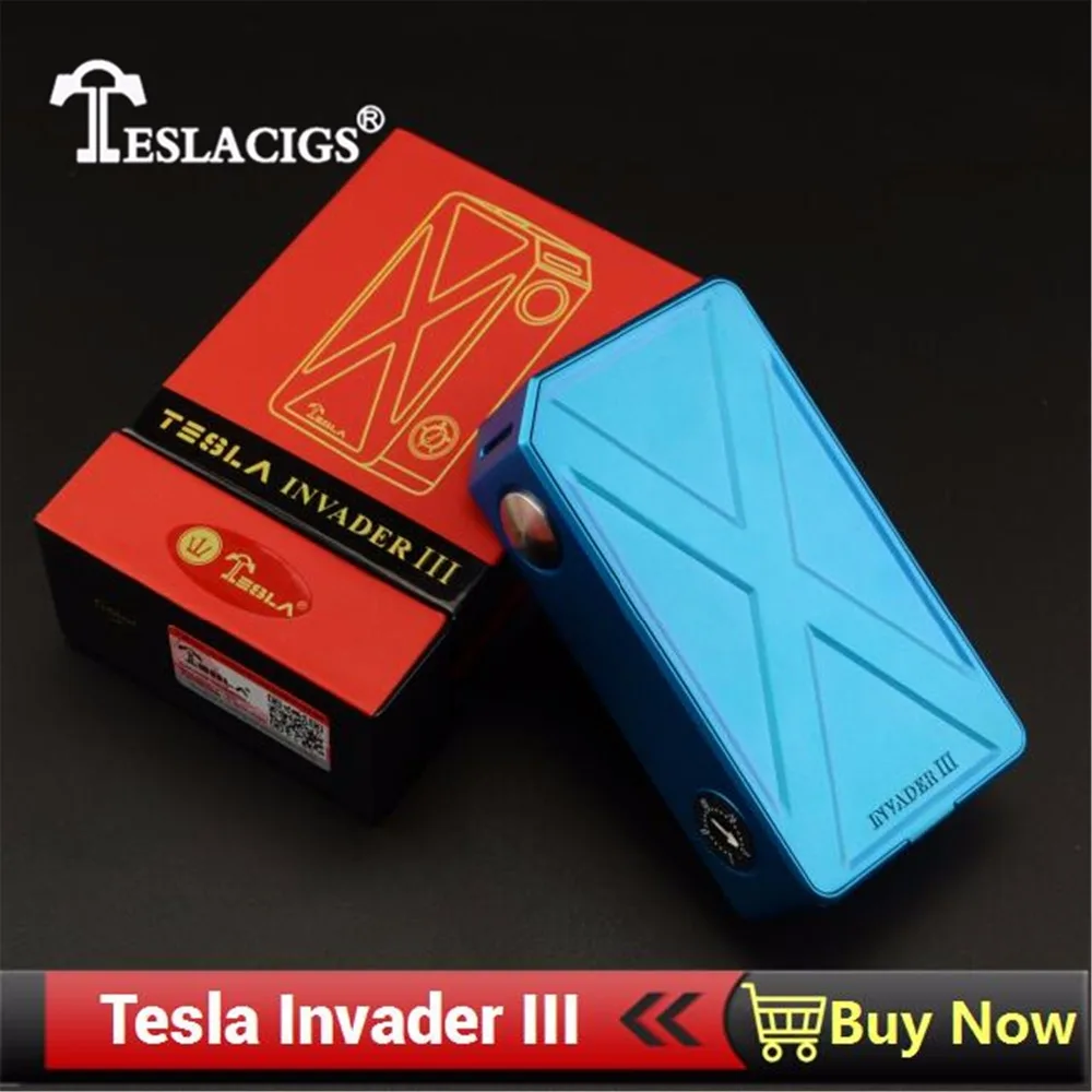 Original Tesla Invader III Box Mod Invader 3 240W Box Mod Electronic ...