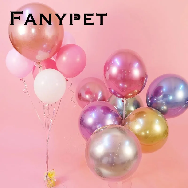 20pcs 18/22inch pink metal BoBo balloon birthday party decoration ...