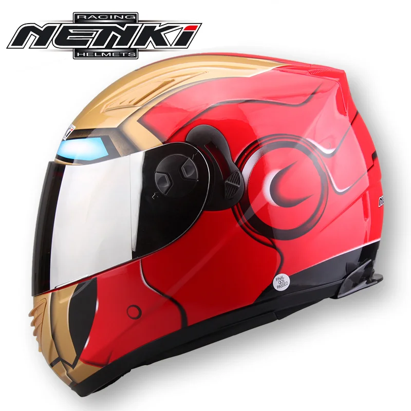 Spyder Iron Man Motorcycle Helmet