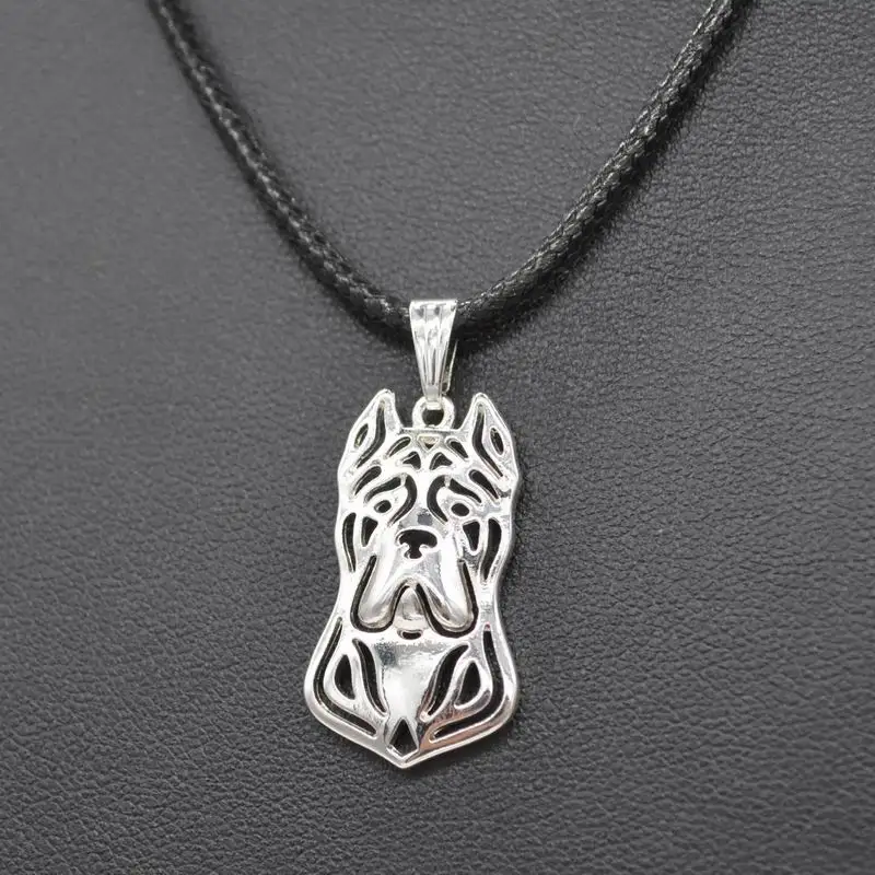 Ladies' Rope Chain Pendant Necklaces Lovers' Metal Cane Corso (cropped ...